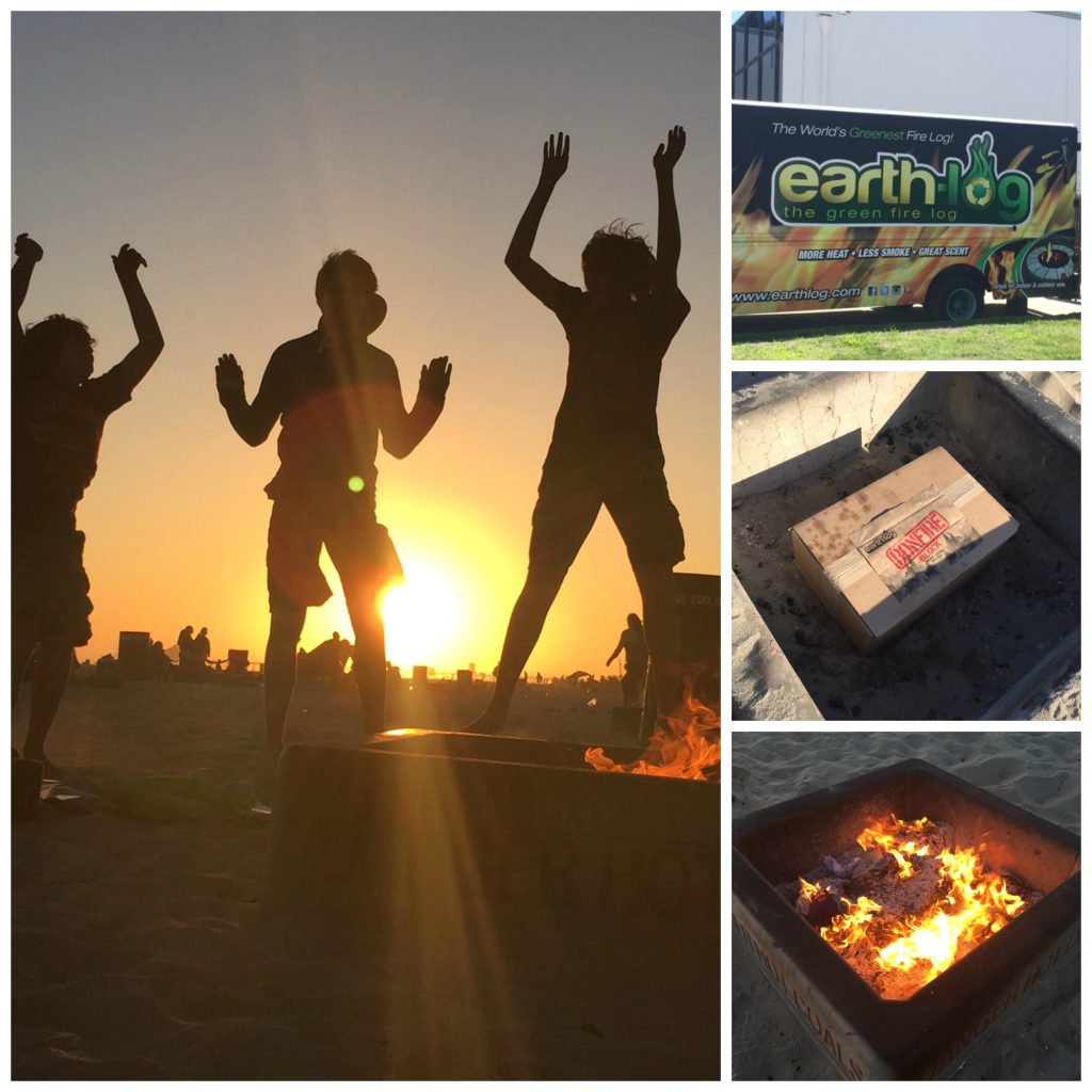 Build a Better Bonfire on the Beach with Earthlog – Surf City Family